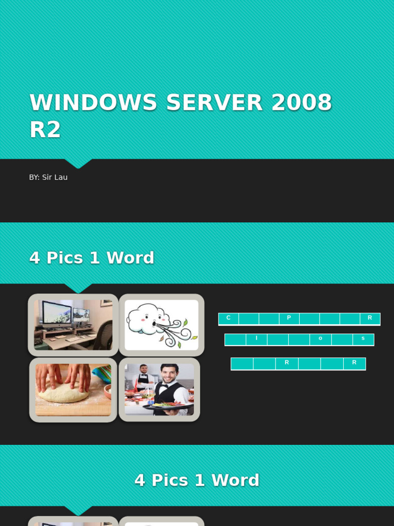 LESSON 1 - Windows Server 2008 R2 Configuration | PDF | Computer ...
