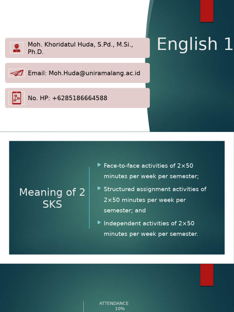 English Course Outline and Assessment Plan | PDF