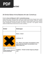 Simbol-Simbol Yang Ada Di Bahan Kimia MSDS | PDF | Pengembangan Diri ...