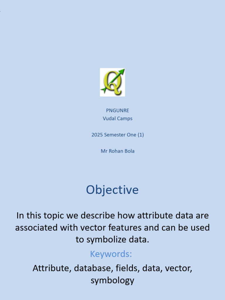 2025 Re211 Sem1 Week3 Tutor3 - Vector Attribute Data | PDF | Geographic Information System ...