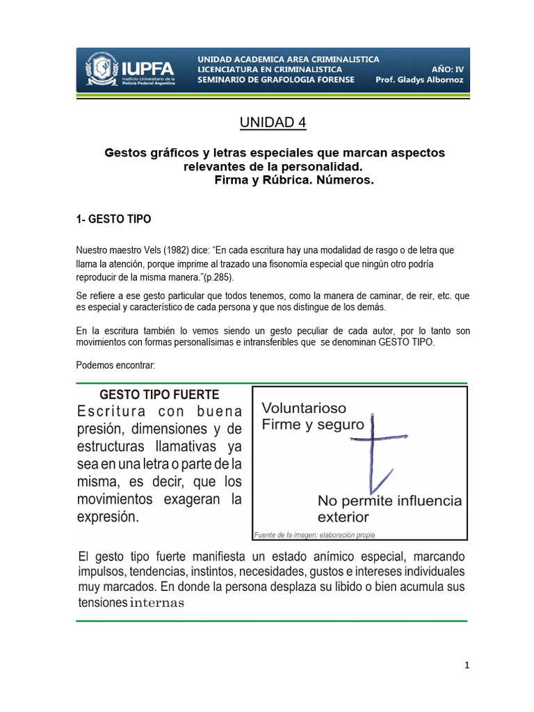 Unidad 4 - Gestos Graficos y Letras Especiales-24 | PDF ...