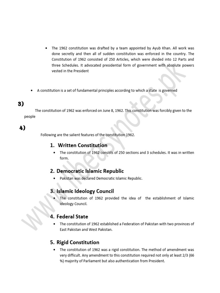 1.constitution of 1962 | PDF | Constitution | Political Charters