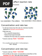 Rate Law Worksheet and Solutions | PDF | Reaction Rate | Chemical Reactions