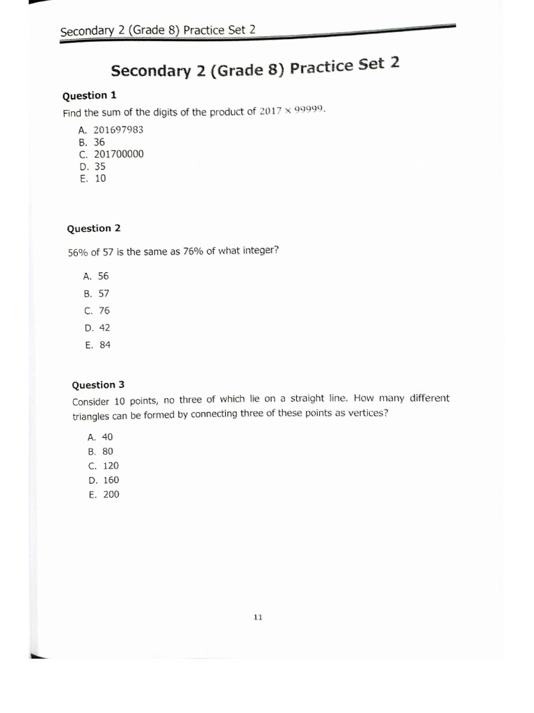 AMO Grade-8 Set | PDF
