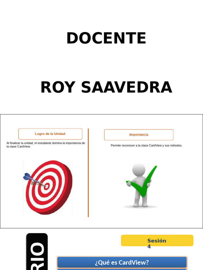 Importancia de CardView en Android | PDF