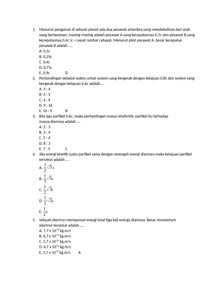PAS Fisika Wajib 12 GENAP WD | PDF