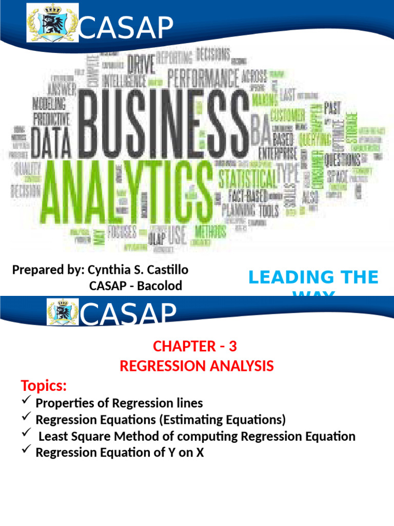 Wk. 8 - Ppt. - Quantitative Techniques in Business | PDF | Linear Regression | Regression Analysis