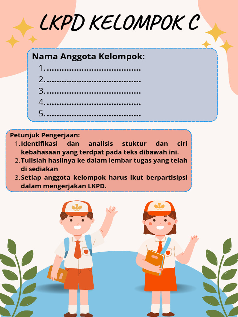 Lembar Kerja Peserta Didik (LKPD) Teks Laporan Hasil Observasi (Lho) | PDF