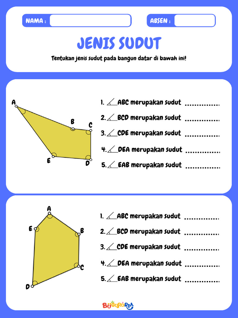 LKPD Jenis Sudut | PDF