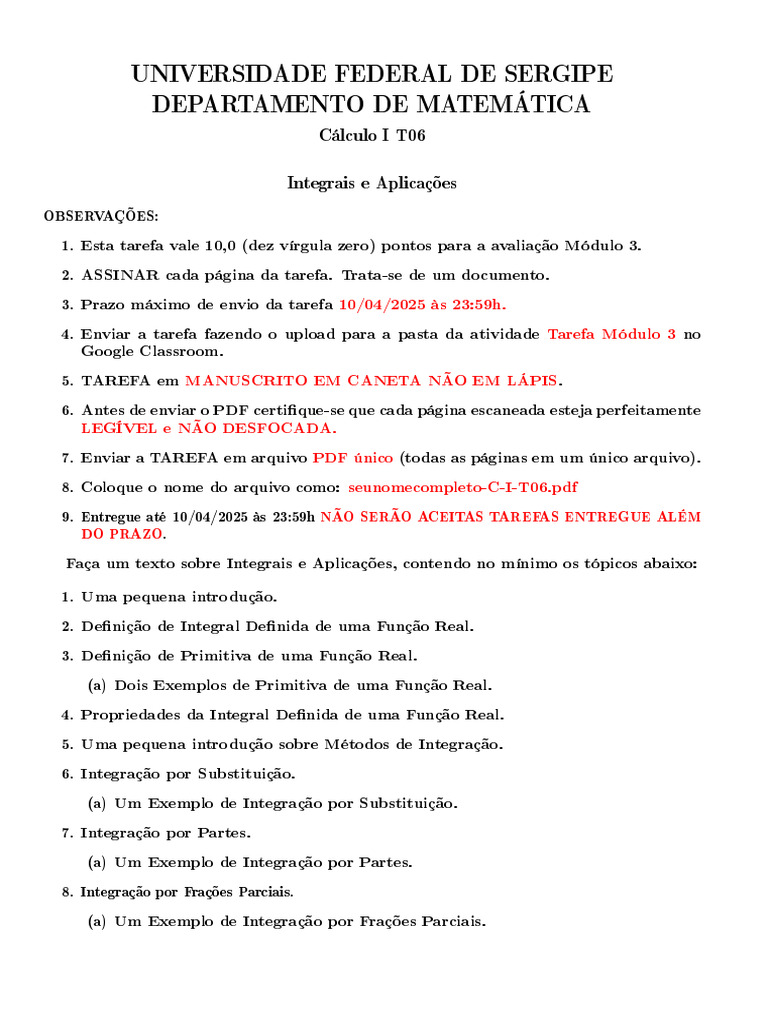 _tarefa_1_Módulo_3_Cálculo_I_T06 | PDF