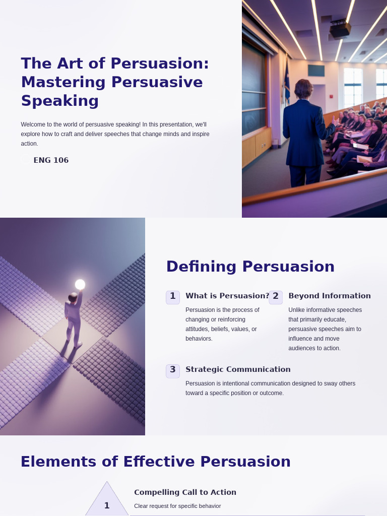 The Art of Persuasion Mastering Persuasive Speaking | PDF | Public ...