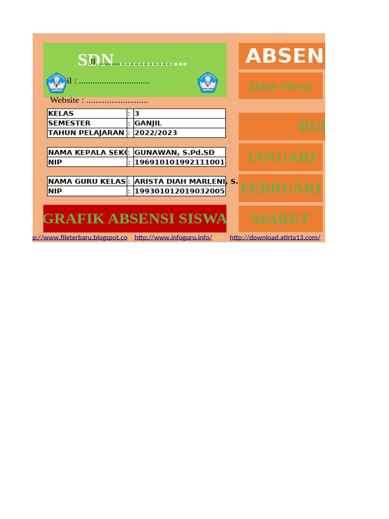 Aplikasi Absensi Siswa Plus Grafik | PDF