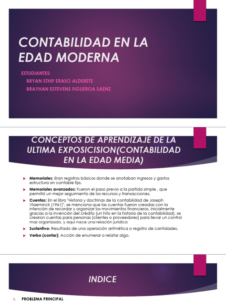 Evolución de la Contabilidad Moderna | PDF | Contabilidad