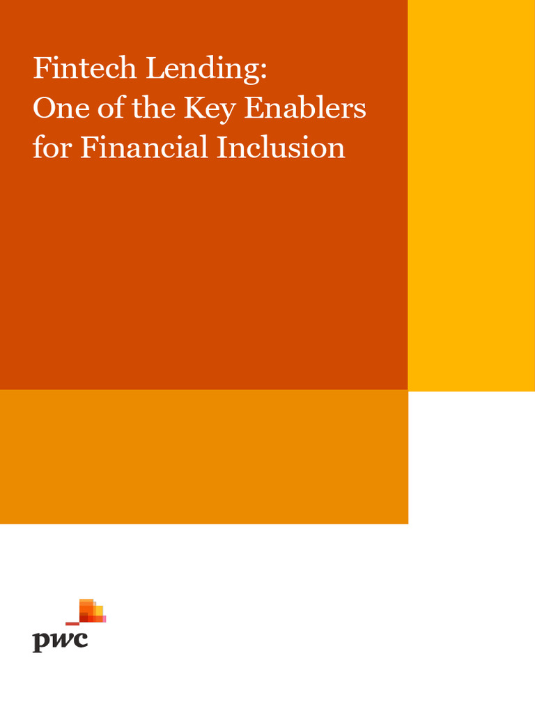 Fintech Lending One of the Key Enablers for Financial Inclusion | PDF ...