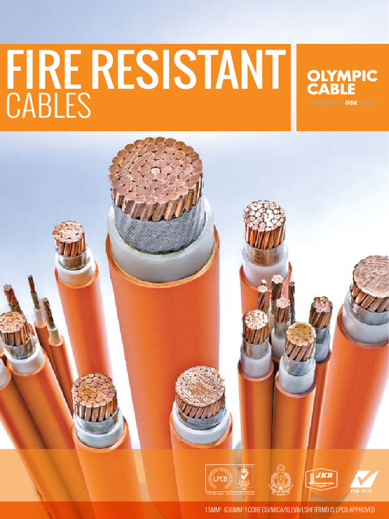 Copper Fire Resistant Cable | PDF | Manufactured Goods | Electricity