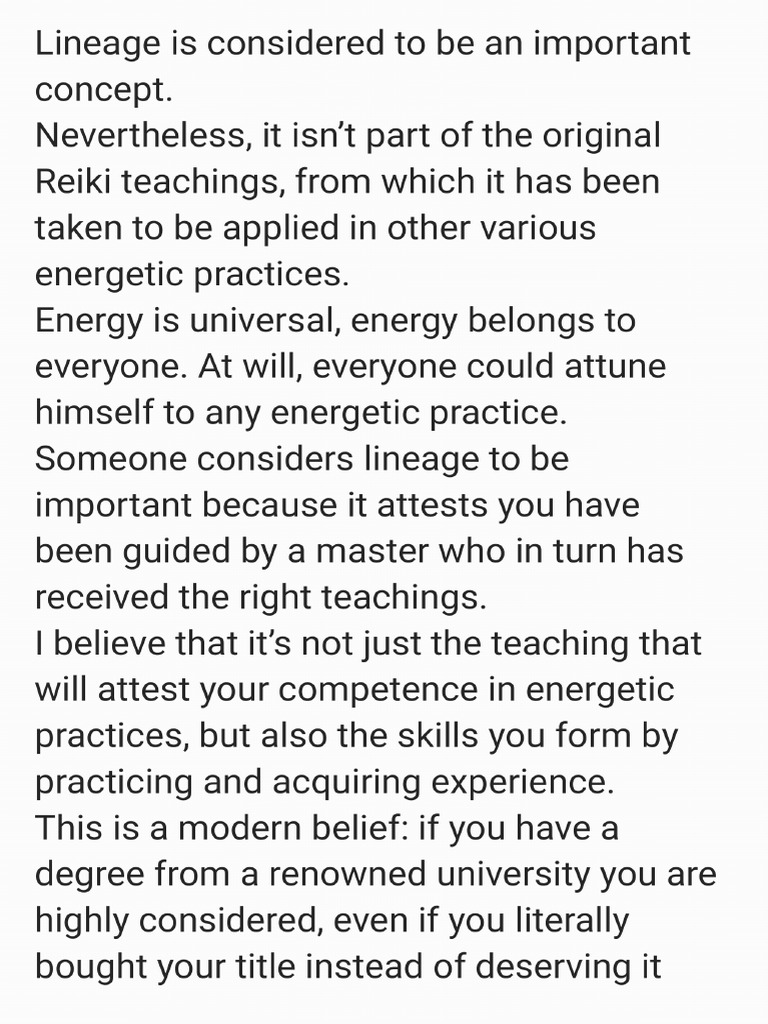 Celtic Reiki Lineage | PDF