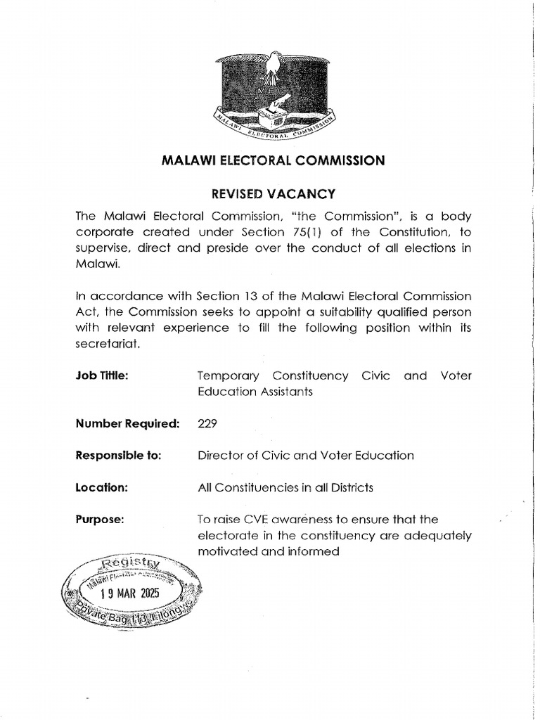 Revised Vacancy Ccvea | PDF