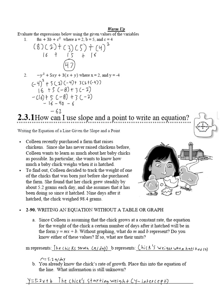 2.3.1-2.3.2_Classwork_24-25 | PDF | Equations | Mathematical Analysis