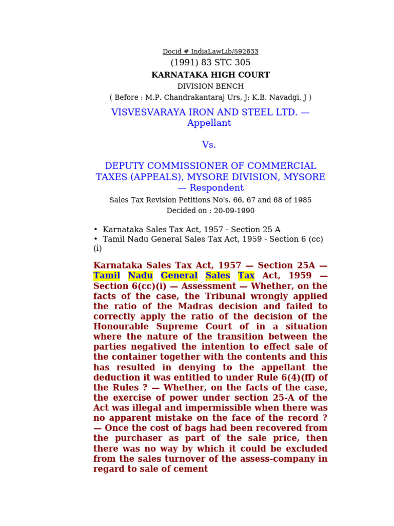 Packing and Freigh Charges Case Law | PDF | Expense | Prices