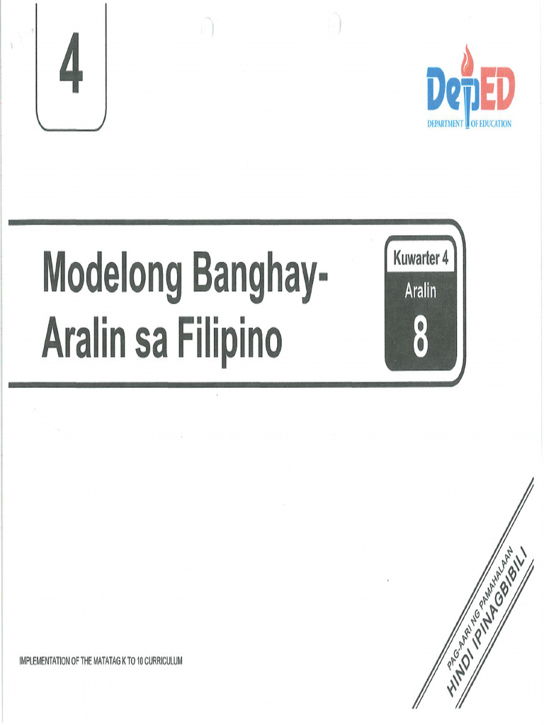 Kuwarter 4 Aralin 8 3 | PDF