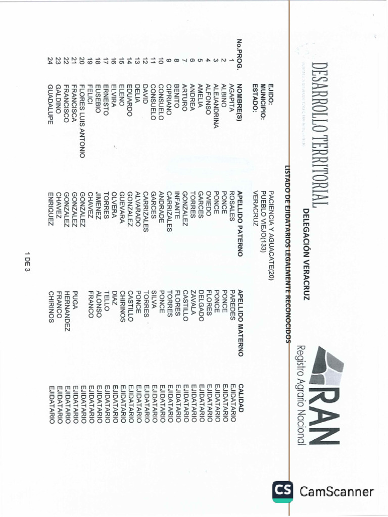 PADRON PACIENCIA Y AGUACATE - PAN ORV (1) | PDF
