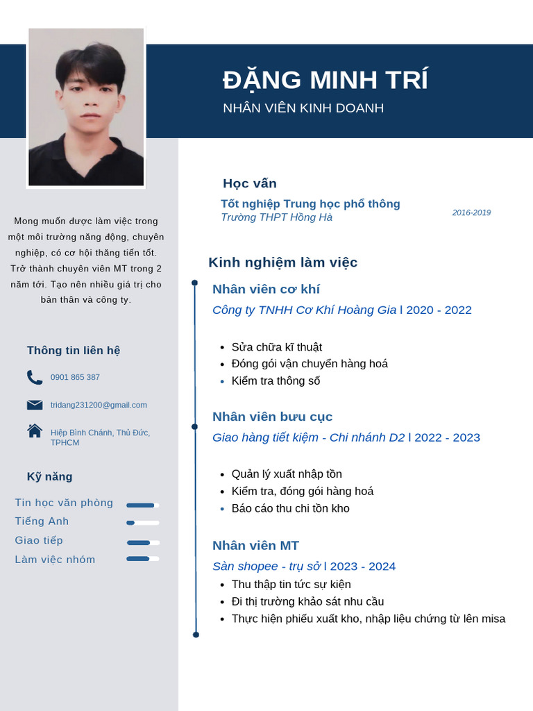 CV Tri | PDF