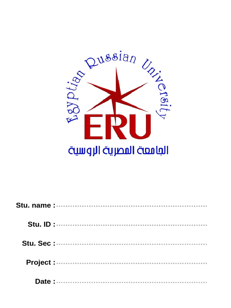 Stu. Name: Stu. ID: Stu. Sec: Project: Date | PDF