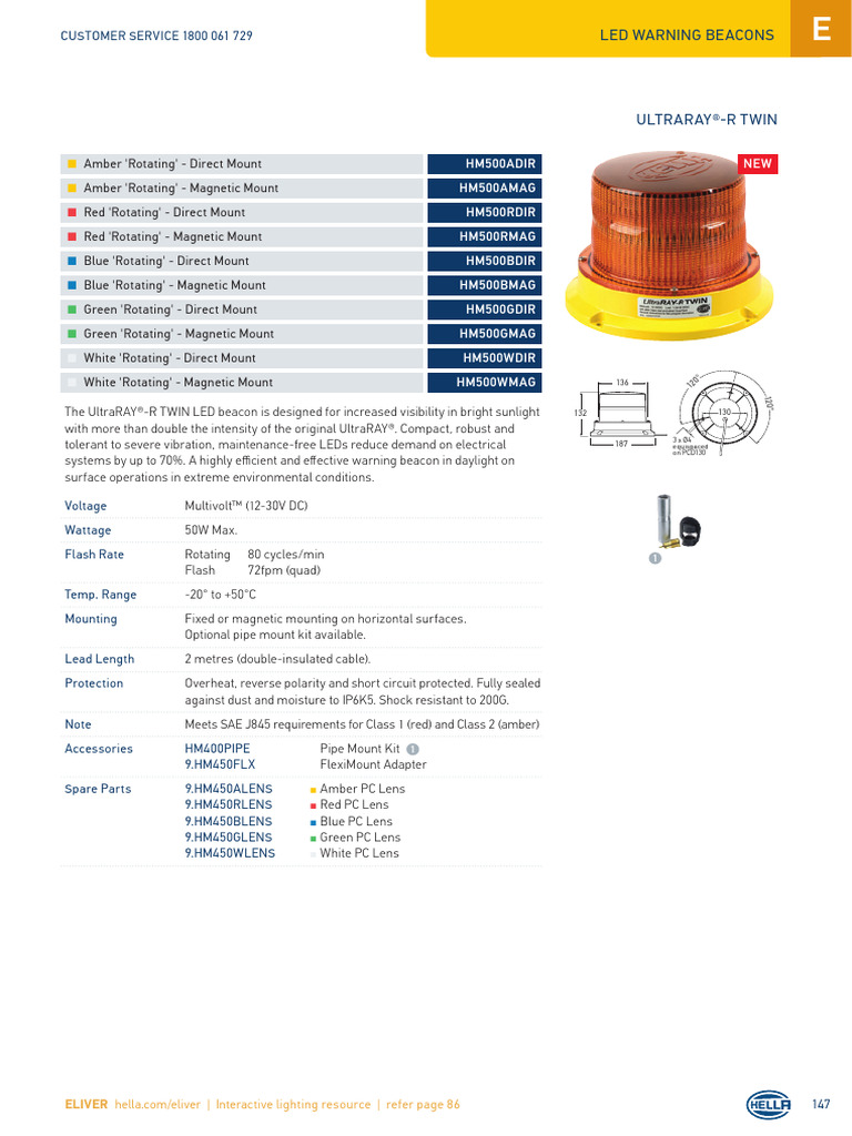 Hella UltraRay R Twin | PDF | Light Emitting Diode | Components