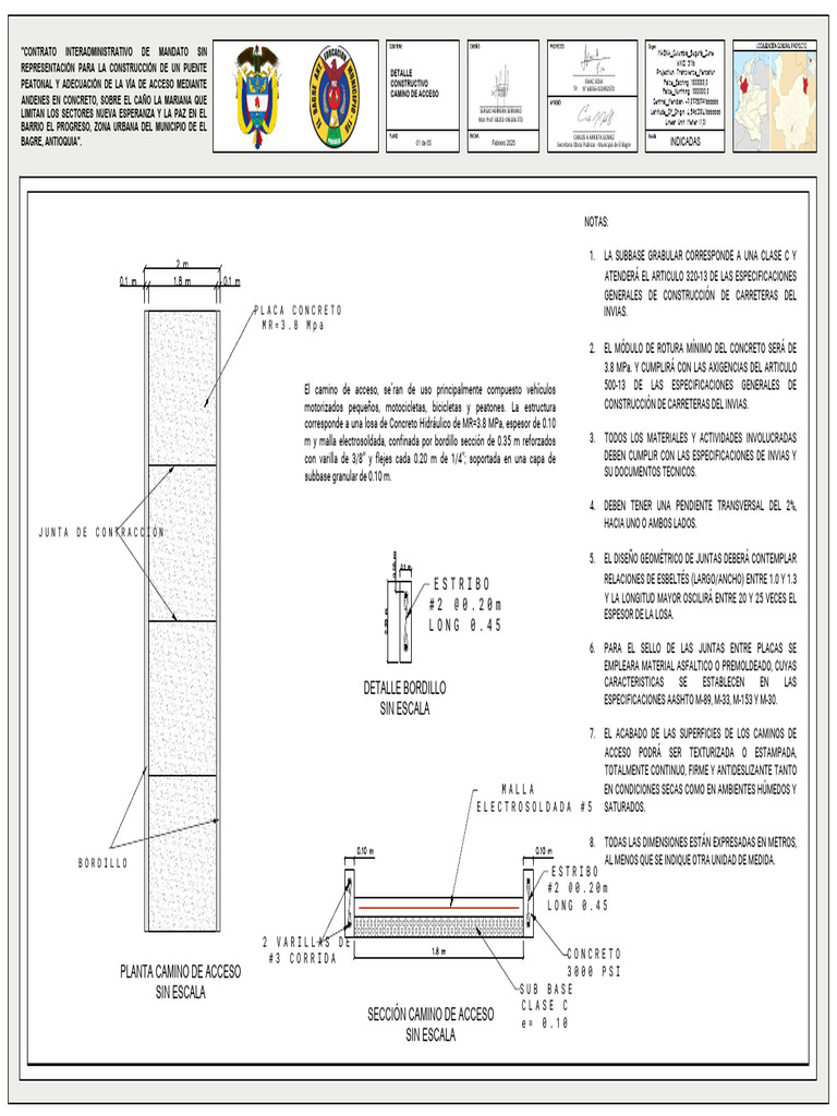 Plano Detalles Constructivos 1 | PDF