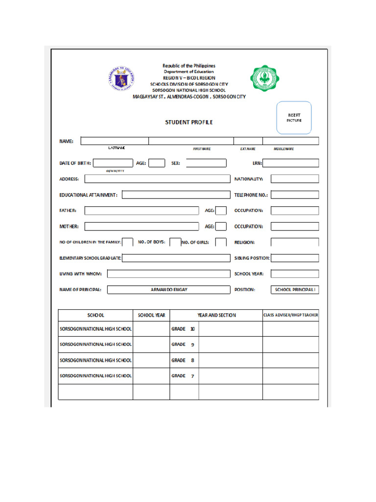 Student Profile | PDF