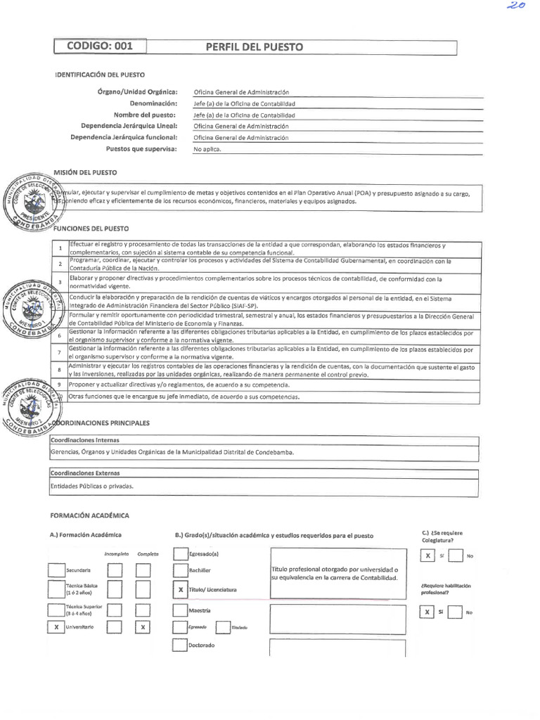 Perfiles Cas #002 - 2025 | PDF