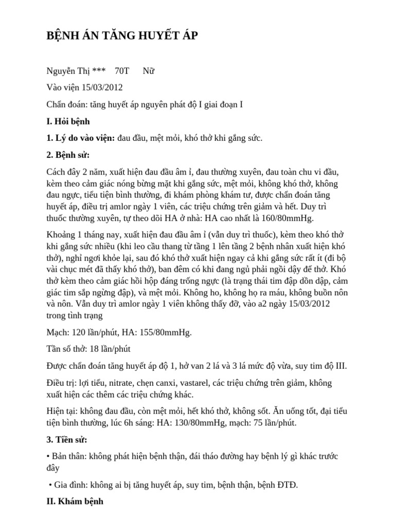 Benh An Tang Huyet Ap Mau | PDF