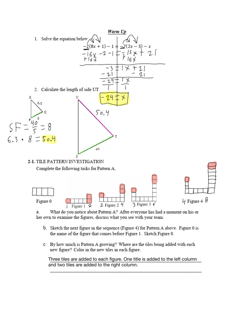 2.1.1_Classwork_24-25 | PDF | Mathematics | Applied Mathematics