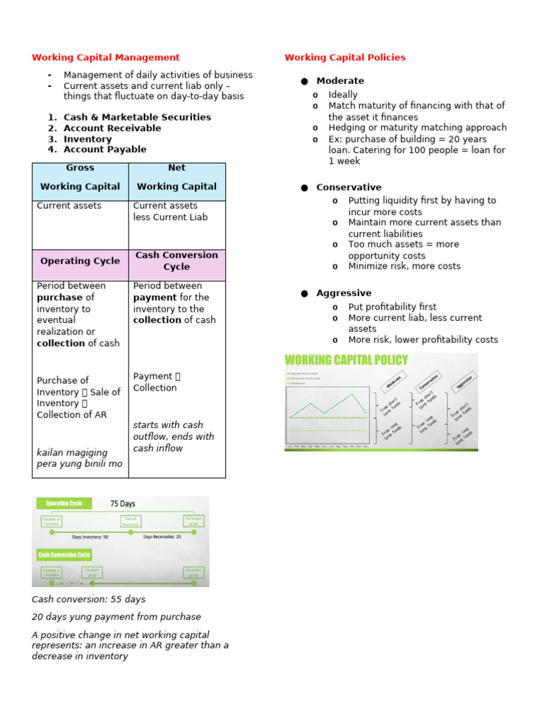 Working Capital Management | PDF | Working Capital | Cash