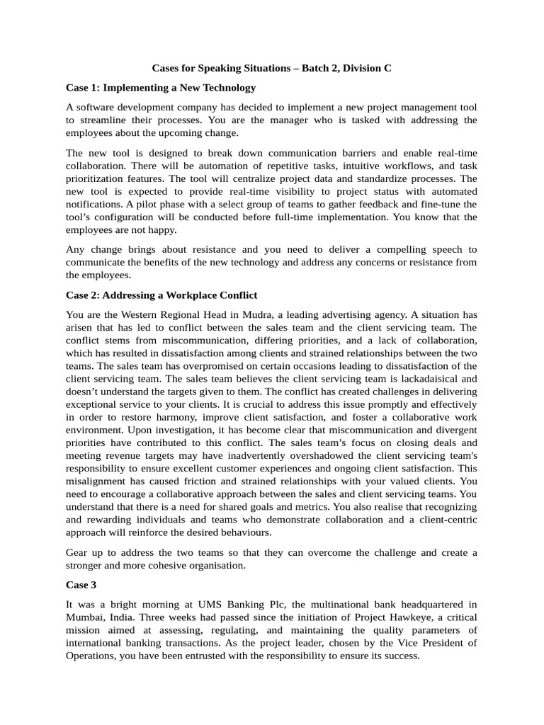 Cases For Batch 2 Division C | PDF | Computer Security | Security