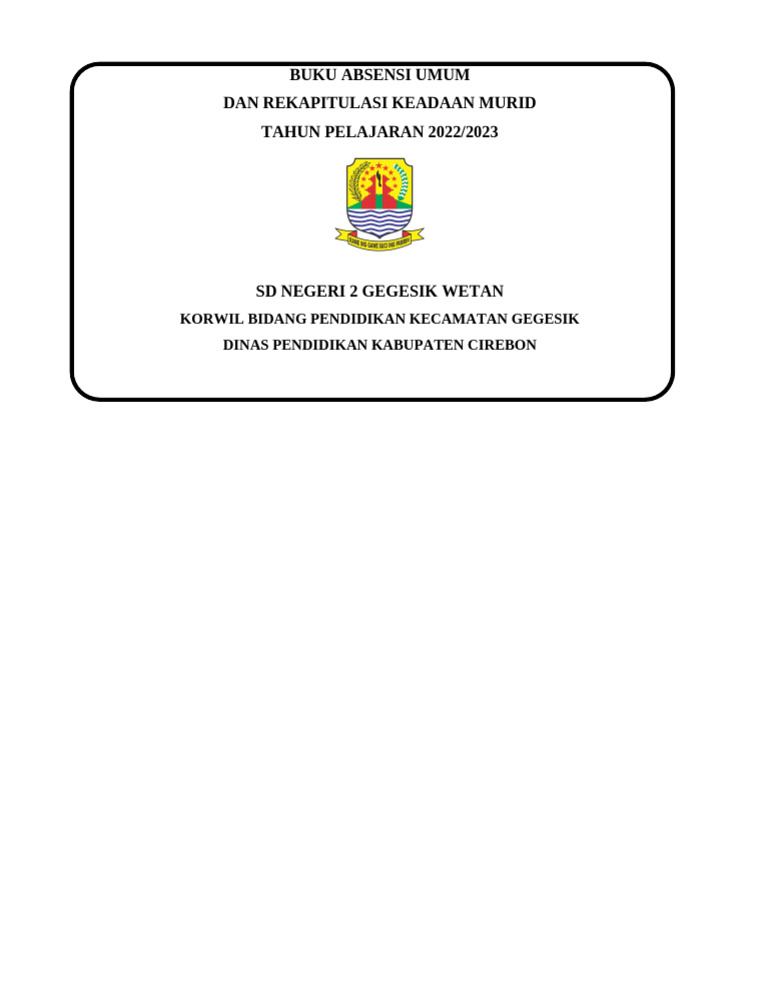 Cover Absensi Umum | PDF