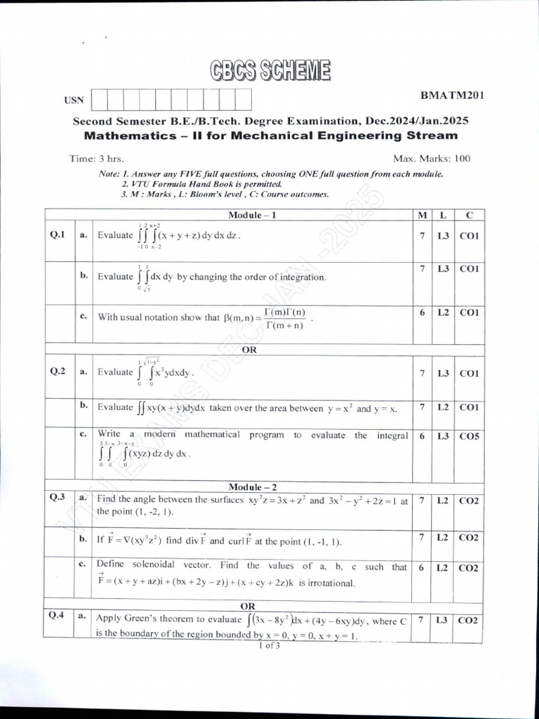 SCH Bmatm201 Jan 2025 | PDF