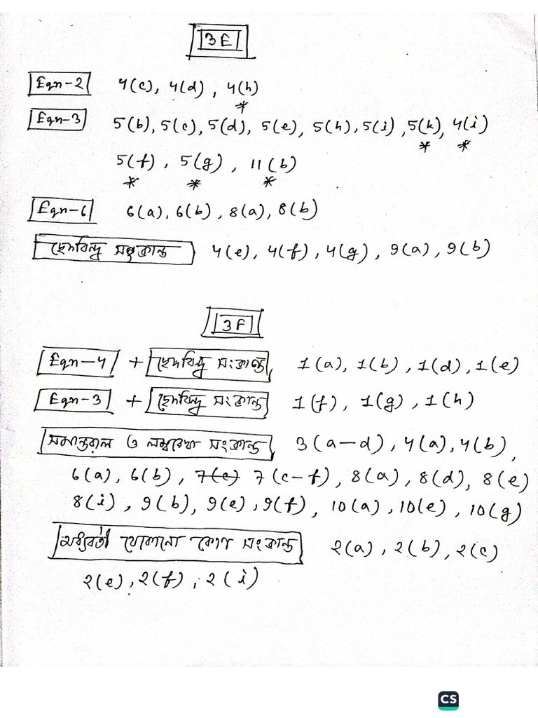 3E, 3F, 3G Assignment For Brah | PDF