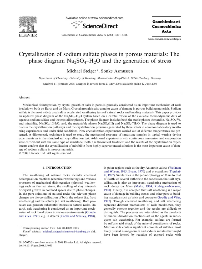 A 硫酸钠相图的生成论文 Crystallization of sodium sulfate phases in porous ...
