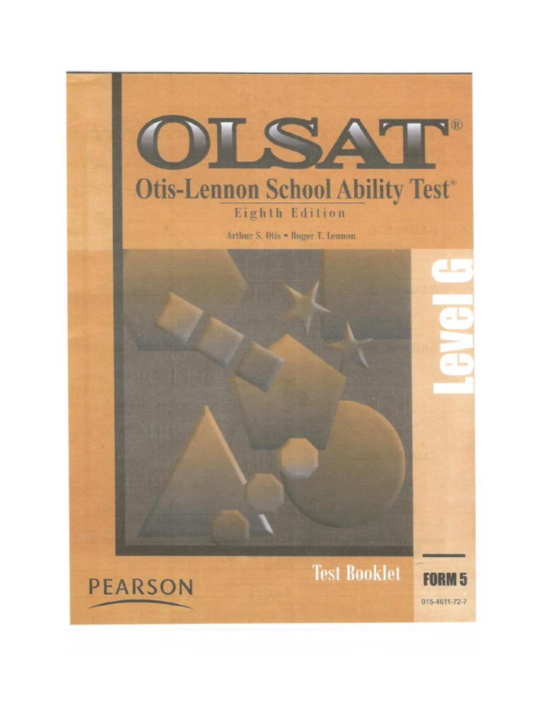 Ilide - Info Olsat Questionnaire PR | PDF