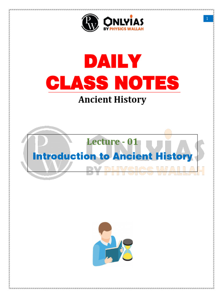 Introduction and Stone Age 01 - Daily Class Notes | PDF | Paleolithic ...
