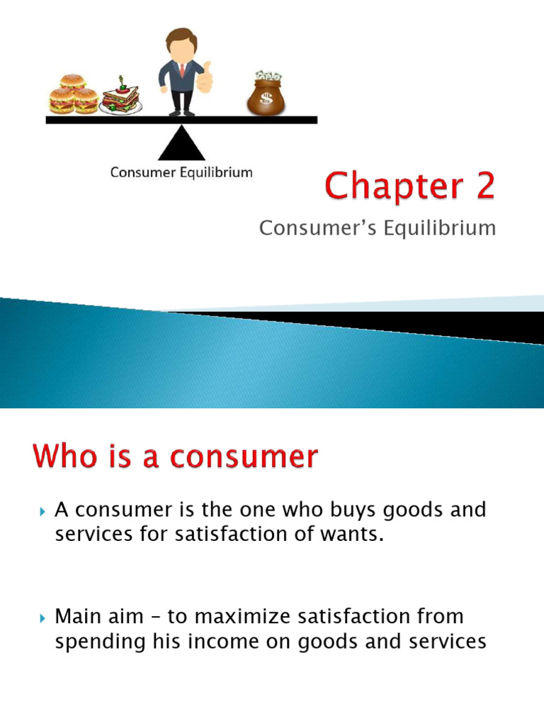 Chapter -2 Consumer's equilibrium | PDF | Utility | Economic Equilibrium