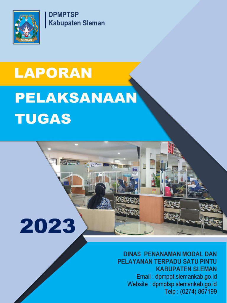 Laporan Tahunan DPMPTSP 2023 Sleman | PDF