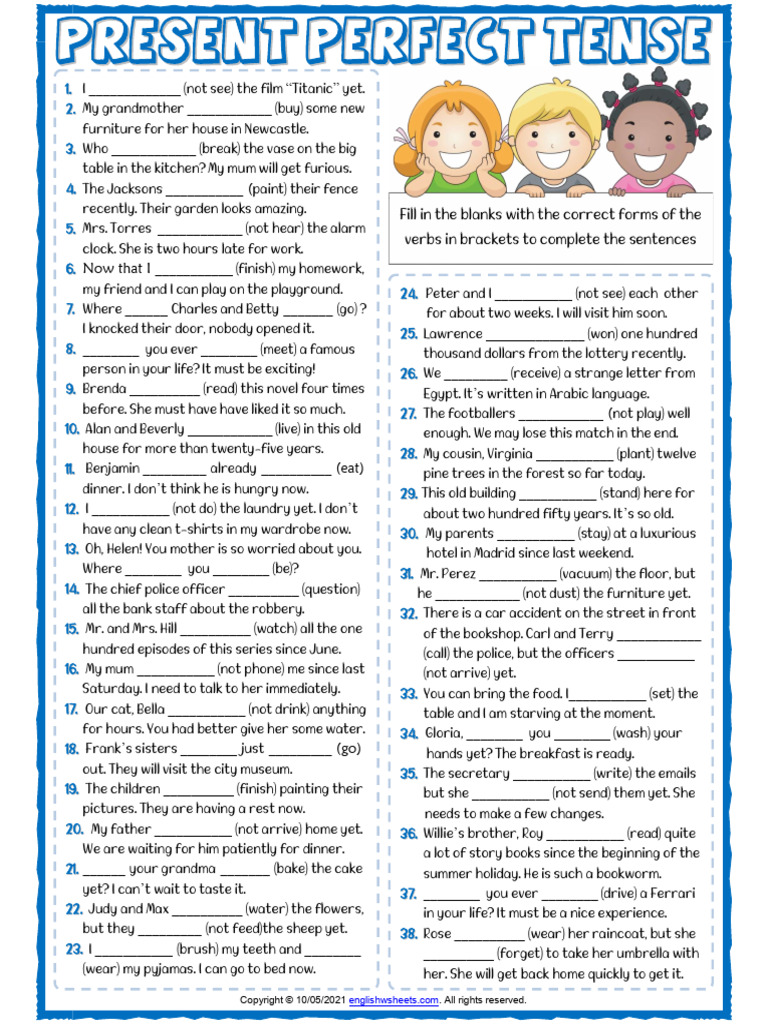 Present Perfect Elementary | PDF