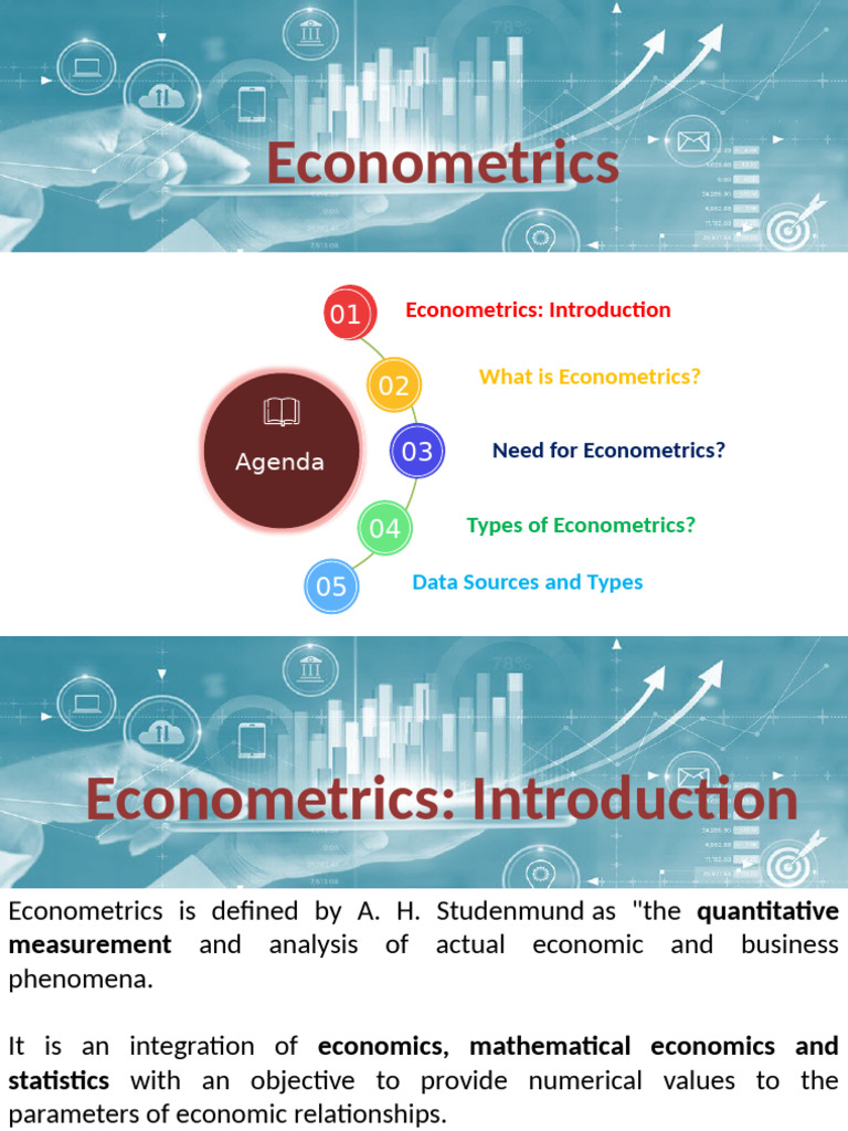Econometrics Introduction | PDF | Level Of Measurement | Econometrics