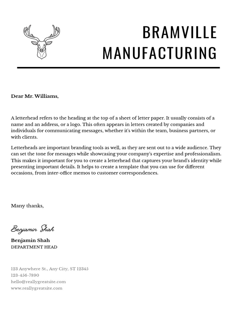 Dear Mr. Williams | PDF