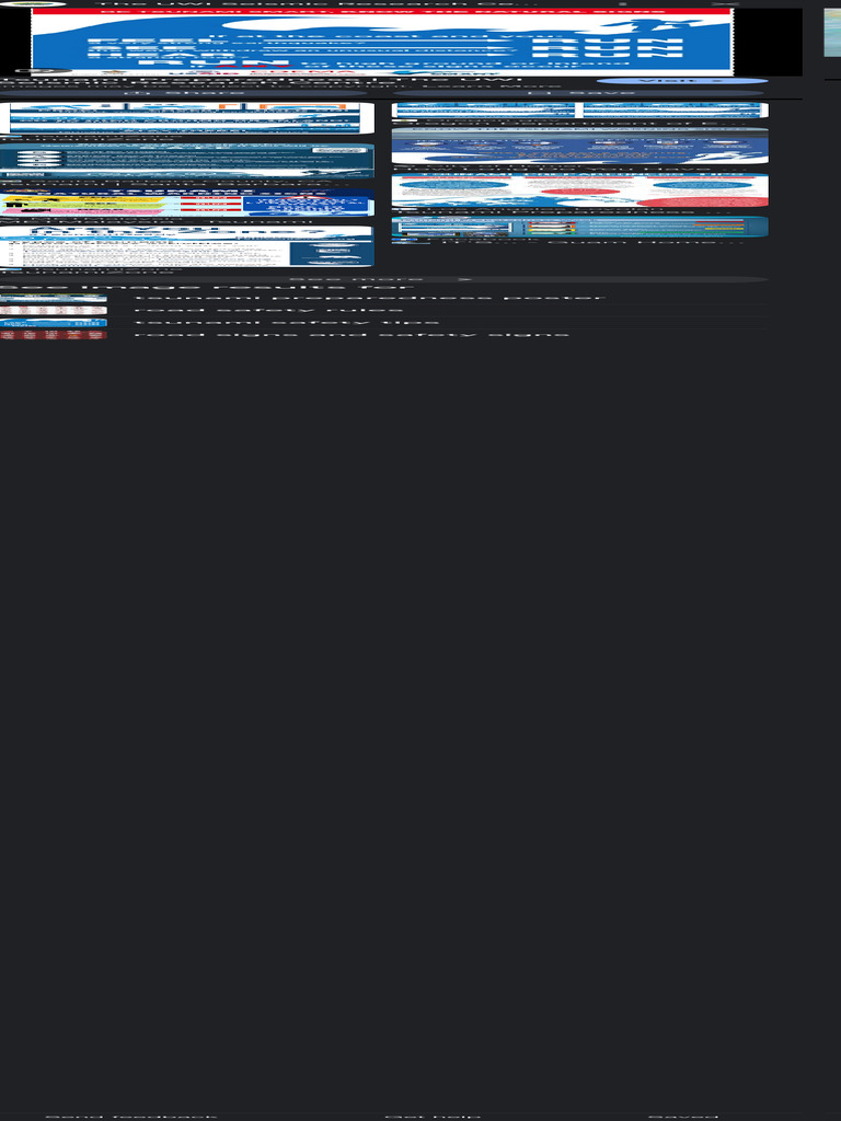 Tsunami Safety and Preparedness Guide | PDF