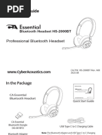 LEVN Bluetooth Headset User Manual | PDF | Headphones | Bluetooth