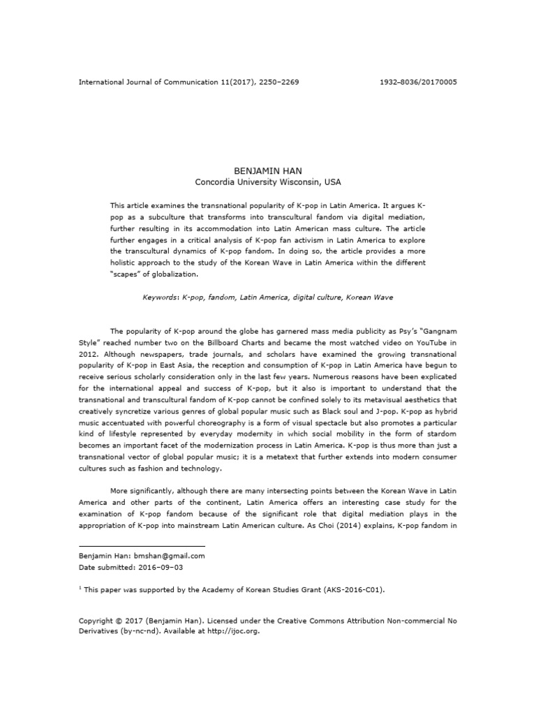 Kpop in Latin America... | PDF