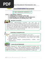 Personal Development Quarter 1 Module 1 Knowing Oneself Strengths and ...